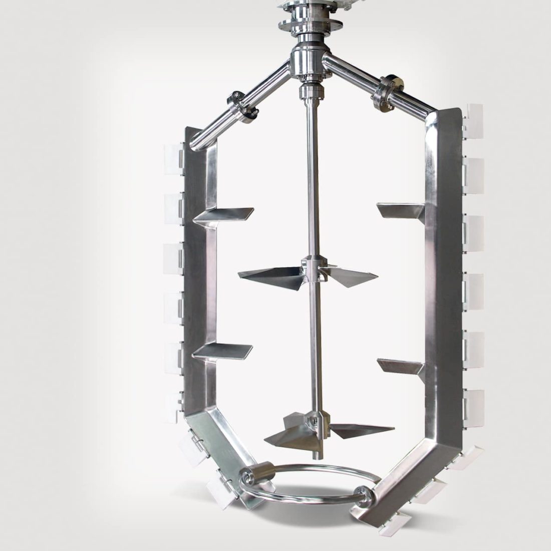 VMI's agitator blades for the health - chemical industry